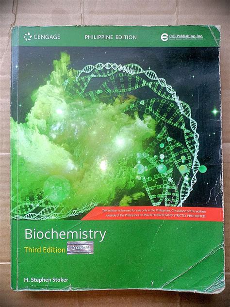 Biochemistry Book By H Stephen Stoker Hobbies And Toys Books