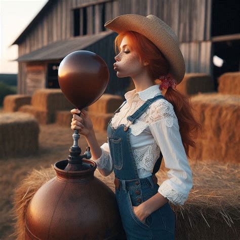 Farmer Girl Helium Balloon By Xavierdoranai On Deviantart