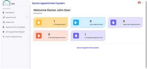 Doctor Appointments System Project Doctor Appointments Management