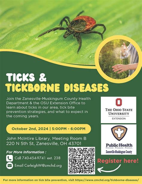 Zanesville Muskingum County Health Department On Linkedin Ticks Can