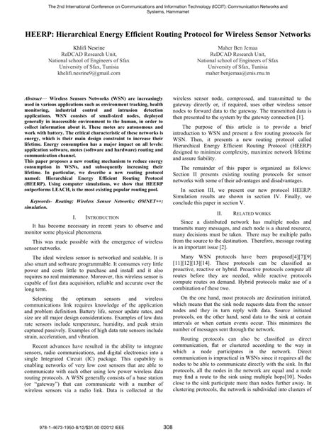 pdf heerp hierarchical energy efficient routing protocol for