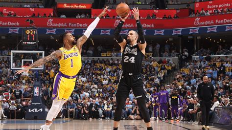 Lakers Offense Sputters In Defensive Battle Grizzlies Even The Series