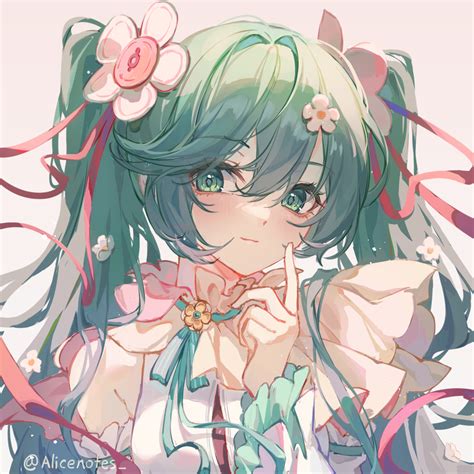Hatsune Miku Magical Mirai Miku And Magical Mirai Miku Vocaloid And 1 More Drawn By Lixiang