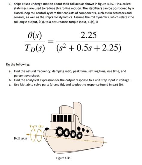 Solved Matlab Is Needed To Solve This Problem Ships At Sea Undergo