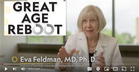 The Great Age Reboot On Pbs Features Dr Eva Feldman Mneuronet