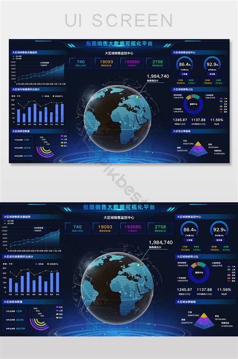 Group Sales Product Big Data Visualization Platform Web Ui Interface Ui