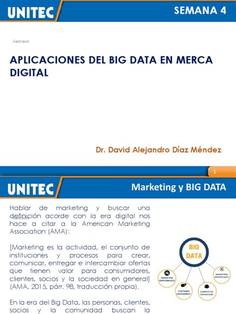 Aplicaciones Del Big Data En Merca Digital Pdf Big Data Marketing