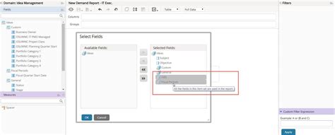 Cannot Remove Fields From Jaspersoft Adhoc View Clarity