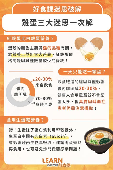 好食課 【好食課懶人包】雞蛋三大迷思一次破解