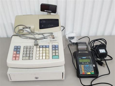 Sharp Cash Register Xe A201 Fully Functional With Credit Card Reader