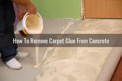 How To Remove Glue From Concrete Floor Ready To DIY