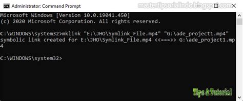 Cara Membuat Symbolic Link Symlink Di Windows 1011 Mastertipsorialindo