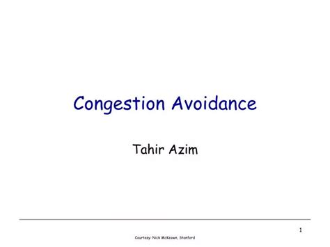Ppt Congestion Avoidance Powerpoint Presentation Free Download Id583522