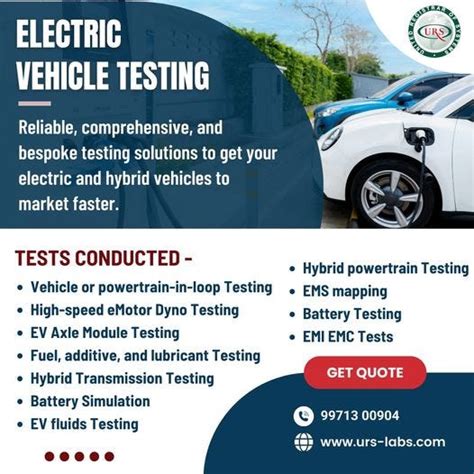 Electric Vehicle Testing Ensuring Efficiency And Reliability By