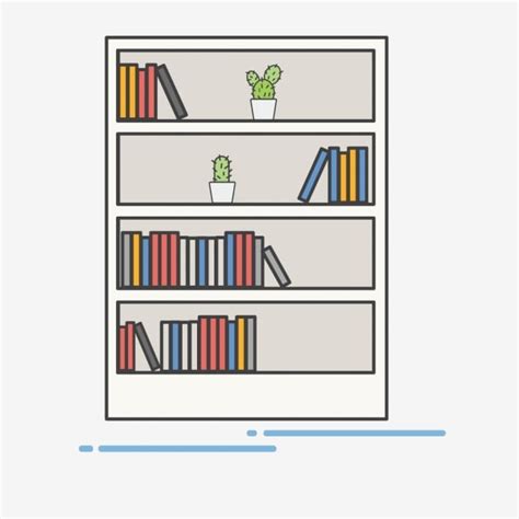 Рисунок книжная полка для ежедневника - 85 фото