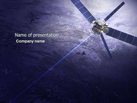 Communication Satellite Presentation Template for PowerPoint and ...