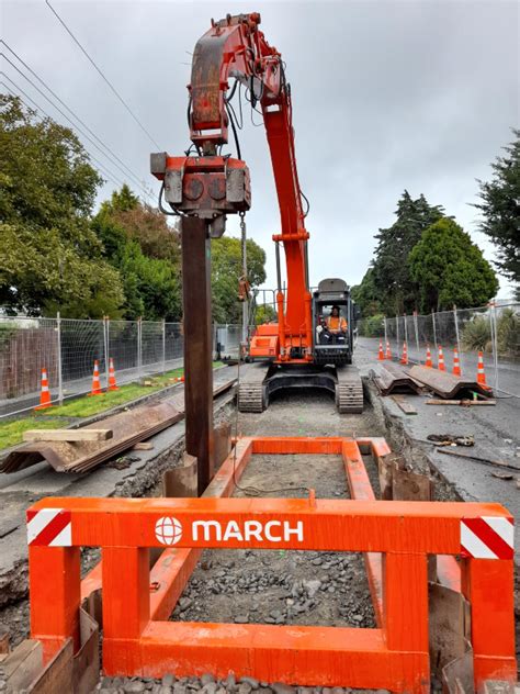 Guide Frame For Sheet Pile Driving Equipment