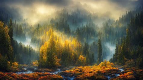 Download Most Beautiful Desktop Majestic Sunlight In Forest Wallpaper