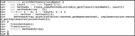 Function For Printing Methods Of A Class In The Application Download Scientific Diagram
