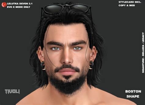 Second Life Marketplace Lelutka Devon Shape 31 Evox Tivoli Inc