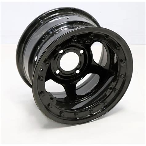 Bassett 38st3l 13x8 Inertia 4x45 3 In Bs Black Beadlock Wheel
