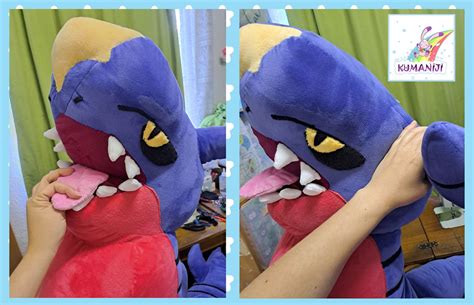 Giant Garchomp Plushie By Kumanijistall On Deviantart