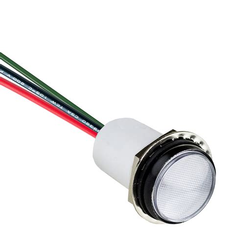 Pml50rgfvw Led Panel Mount Indicator Redgreen 688 Round Wire Leads