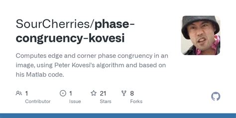 Github Sourcherriesphase Congruency Kovesi Computes Edge And Corner Phase Congruency In An