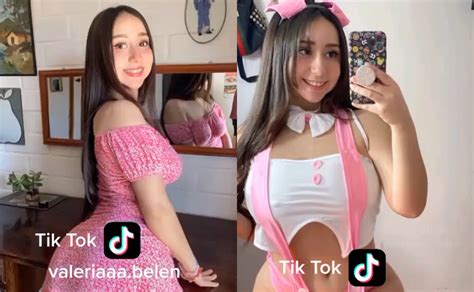 Videos Que Muestras La Sensualidad De Valeria Belén En Tiktok