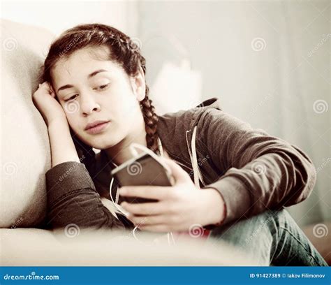 Girl Being Sad Stock Image Image Of Pressure Difficulty 91427389