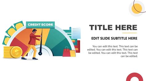 Credit Score Infographic Slide Template For Ppt Slidemodel