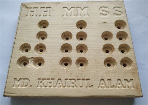 binary desk clock 9 steps with pictures instructables