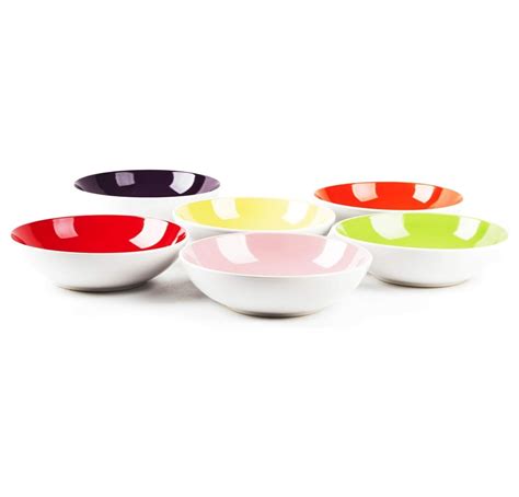 Stoneware Coupe Shape Souppasta Bowl 8 Inch Set Of 6 Very Rose