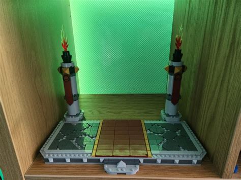 slight tweak to 71411 bowser to allow his stand to fit on ikea kallax