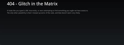 404 Glitch In The Matrix · Issue 365 · Moloch Rootthebox · Github