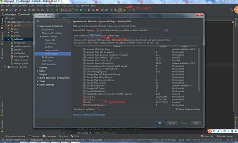 Solve Android Running NDK AT Library Android SDK NDK Bundle Did