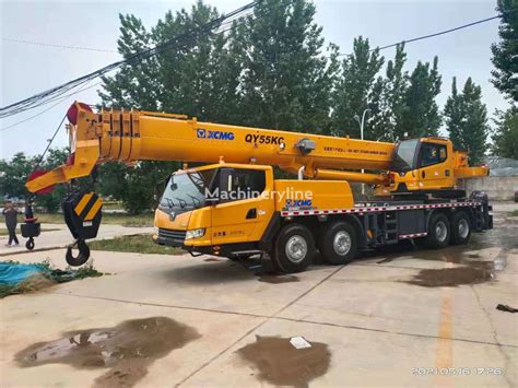 XCMG XCMG QY55KC 55 Ton Used Hydraulic Mounted Mobile Truck Crane