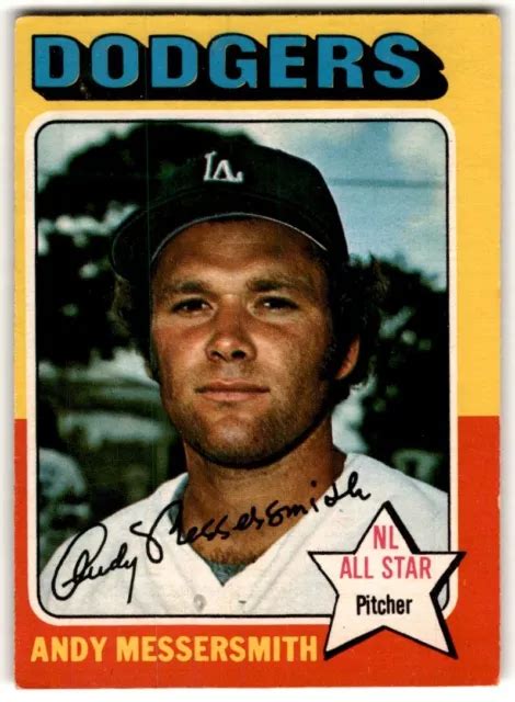 1975 O Pee Chee Andy Messersmith 440 Dodgers De Los Angeles Eur 168
