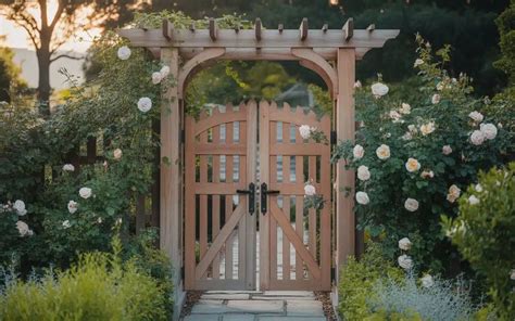 25 Wood Garden Gates Design Ideas Photos And Inspiration