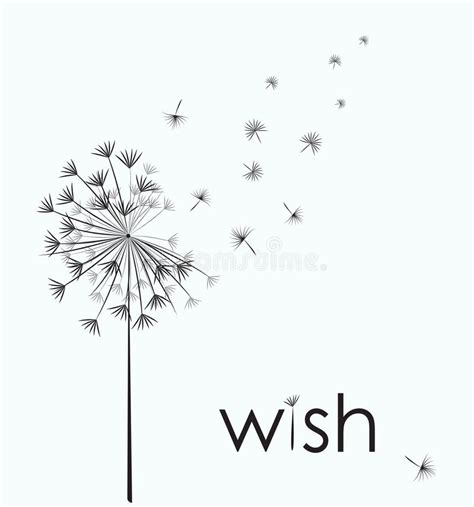 Dandelion Wish Stock Vector Illustration Of Minimal 85761354