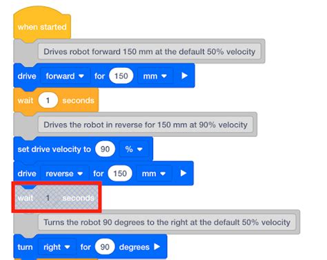 Disabling And Enabling Blocks In VEXcode IQ VEX Library