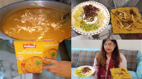 National Quick Cook Chicken Haleem Recipe Afshans Life Youtube