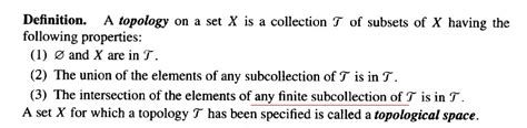 Why Do We Say Intersection Of Finite Subcollection Of Elements In