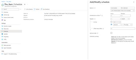 Why Did My Maintenance Configuration Run Before The Scheduled Start