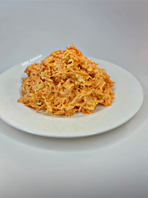 САЛАТ ИЗ МОРКОВИ С ЧЕСНОКОМ И СЫРОМ🥕🥕🥕 Простой салатик для любого