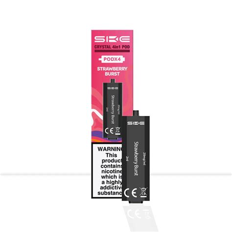 Buy Ske Crystal 4in1 Strawberry Burst Vape Pods Free Shipping