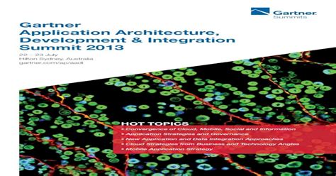Pdf Gartner Application Architecture Development · 6 Gartner