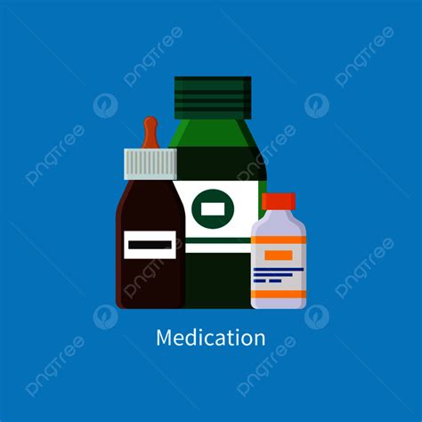 Medication Promo Banner With Jars Of Liquids Poster Template Download