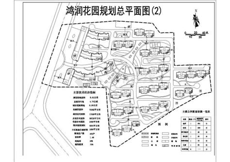 南京市宏润花园小区总平面规划设计cad图纸（占地5公顷2套方案 ）住宅小区土木在线