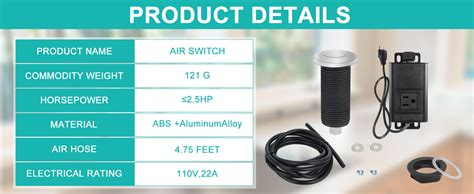 Garbage Disposal Button Air Switch Sink Top One Push Button For Disposer With Aluminum Alloy Garbage Disposal Button Air Switch Sink Top One Push Button For Disposer With Aluminum Alloy